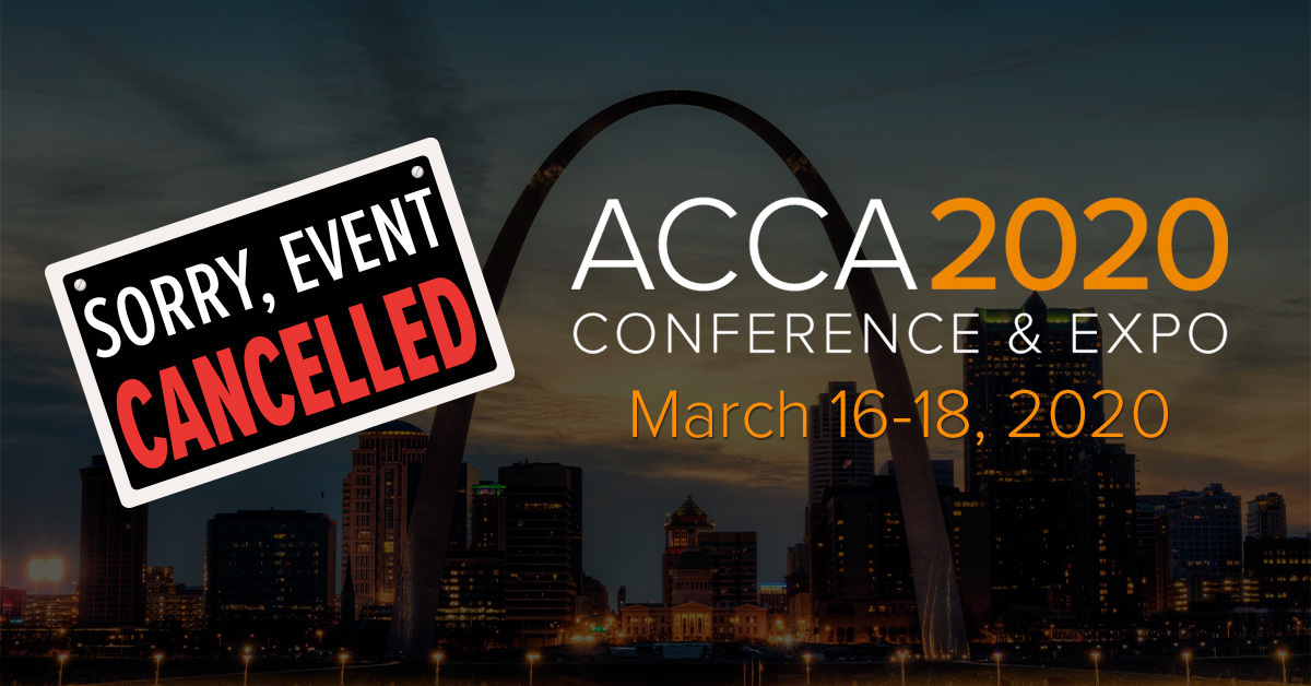 2020 Conference and Expo Cancellation - FAQs | ACCA